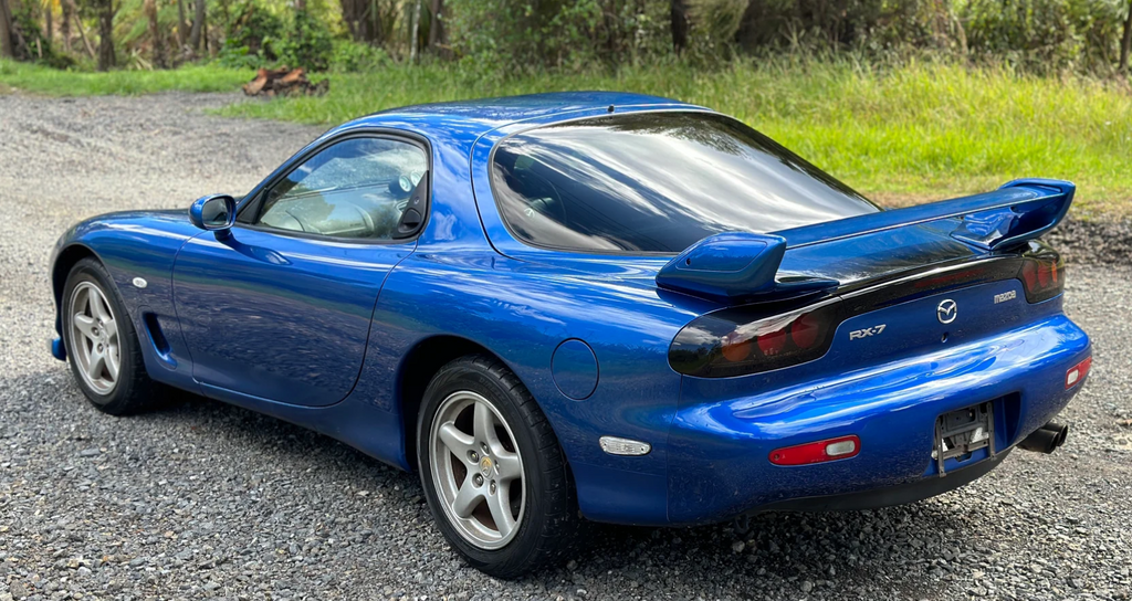Mazda RX7 FD3S Series 8 (99 Spec) rear wing - Innocent blue Mica ...